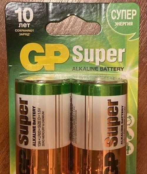 Батарейка size D GP Super