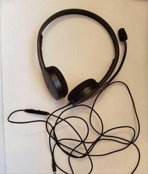 Компьютерная гарнитура Philips PC Headset shm7410u/10. Купить запчасти для наушников Филипс.