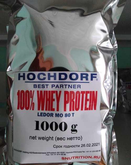 Протеин, ксб 80, wpc 80, whey, 1000 гр, Hochdorf