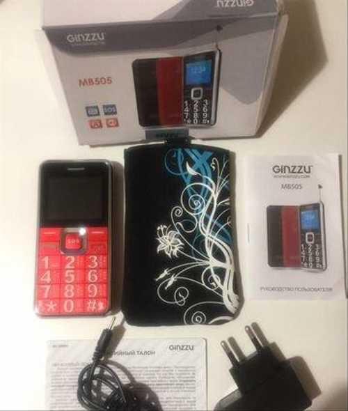 Телефон Ginzzu MB505 новый обмен читайте