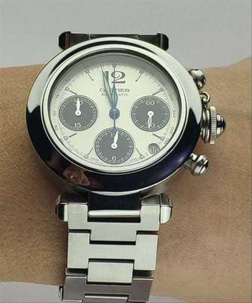 Часы Pasha de Cartier Chronograph. Оригинал