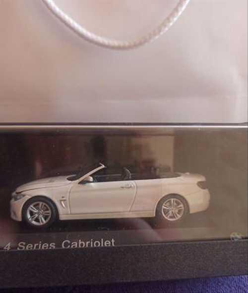 Модель BMW 4 series cabriolet 1:43