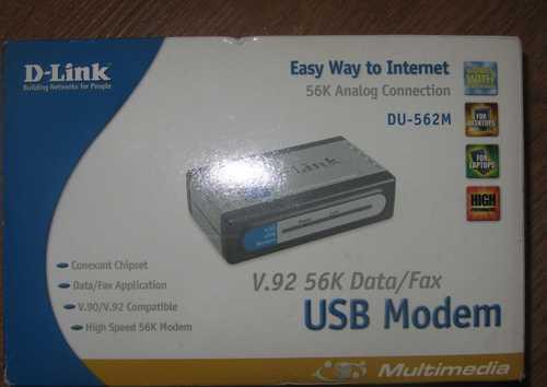 USB Модем D-Link DU-562M