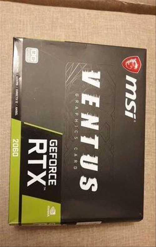 Видеокарта MSI RTX 2060 6 gb