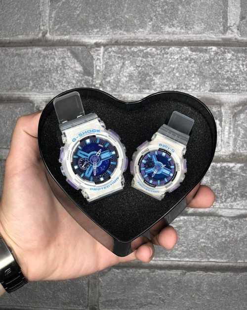 Часы набор 1+1 Casio G-Shock + Baby - G