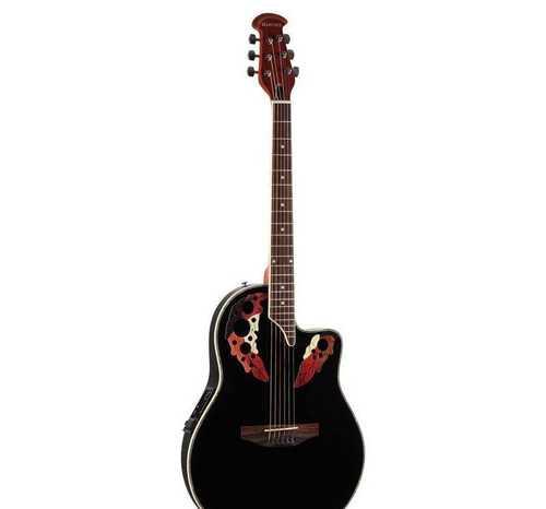 Гитара электроакустическая Martinez W-164P/BK