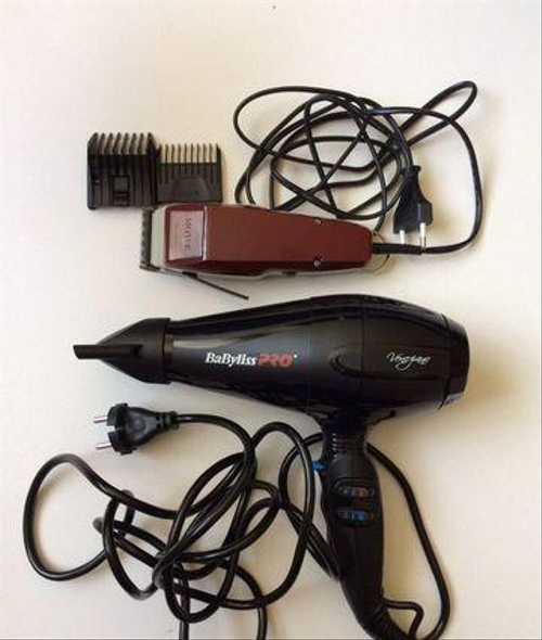 Фен babyliss pro, машинка moser 1400, Ollin Matiss