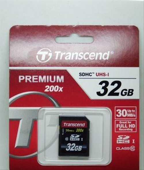 Transcend sdhc Premium 200X 32Gb TS32gsdhc10