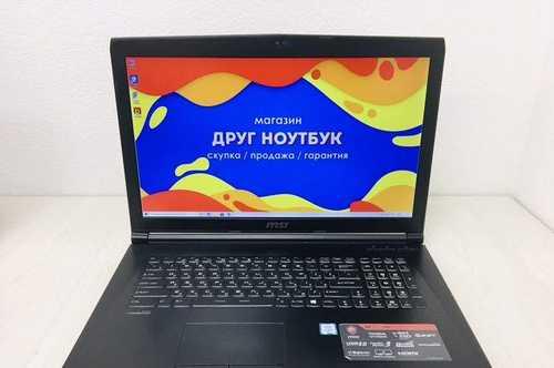 MSI 17,3”FHD*IPS/i7-7700HQ/GTX1050/16gb/SSD/HDD