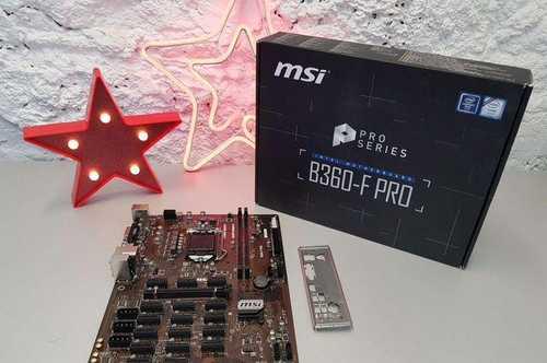 Материнская плата 1151v2 msi b360-f pro