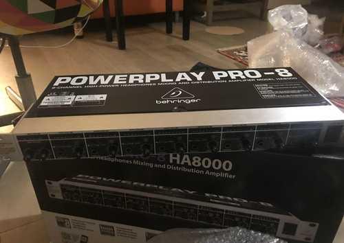 Предусилитель для наушников behringer PRO-8 HA8000