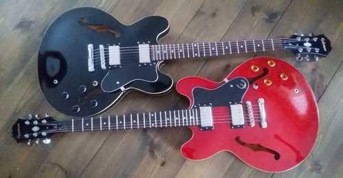 Полуакустика Epiphone Dot чёрный ES-335+кофр