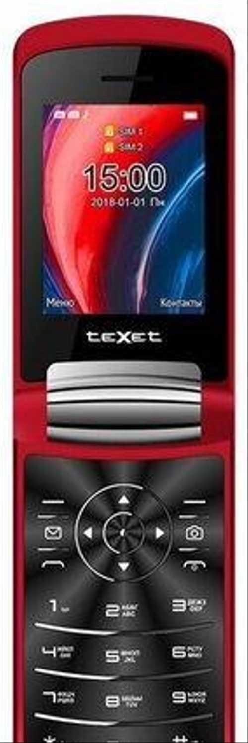 Телефон teXet тм-317, красный