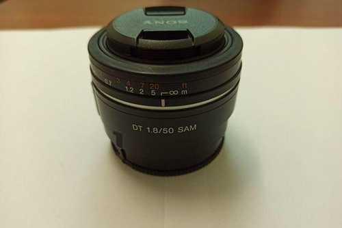 Объектив Sony DT 50 мм F1,8 SAM (SAL50F18)