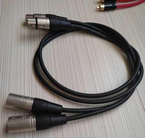Балансные кабели XLR-XLR Canare (Japan) 1м