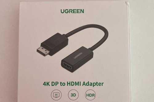 Переходник Ugreen c Displayport to hdmi