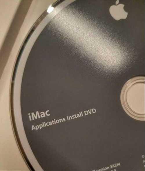 iMac applications install dvd. Установочный диск M