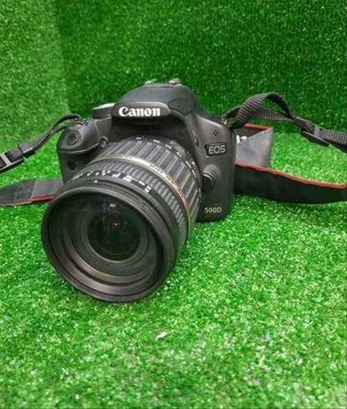 Зеркальный фотоаппарат canon500d обьективом tamron