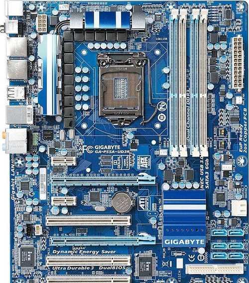 Топовая плата под LGA 1156: Gigabyte GA-P55A-UD3R