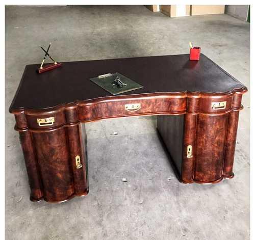 Стол письменный старинный орех