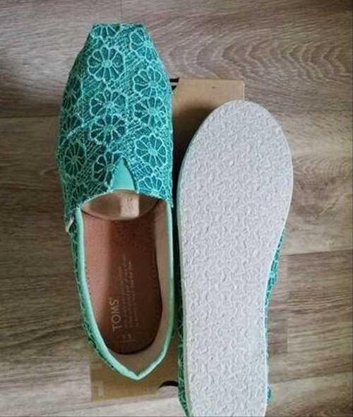 Слипоны Toms новые 37