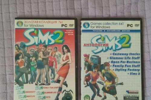 DvD диски с игрой sims 2