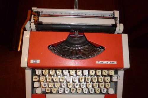 Портативная пишущая печатная машинка unis