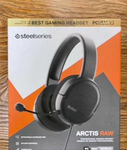 Проводные наушники steel series arctis raw