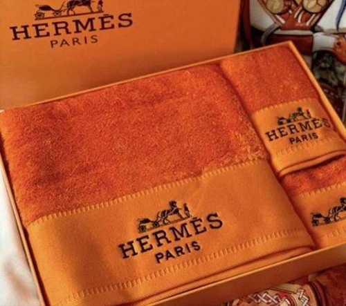 Махровые полотенца Hermes подарочная упаковка