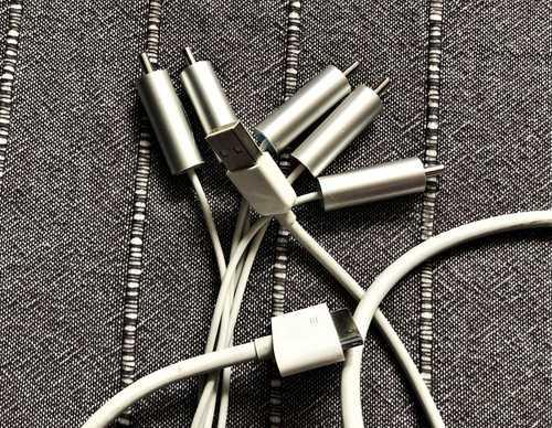 Кабель Apple 30-pin - USB, RCA x3