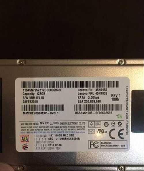 1.8 Ssd samsung