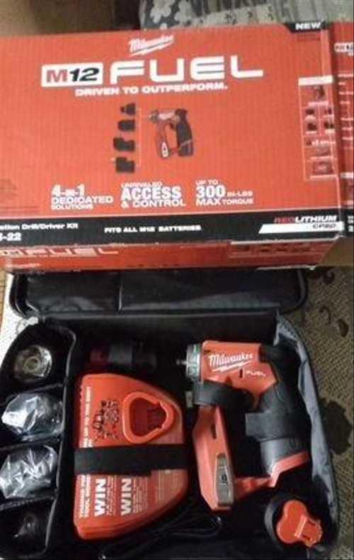 Бесщёточный шуруповёрт Milwaukee M12