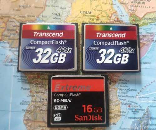 Карта памяти CF CompactFlash transcend 32GB 400x