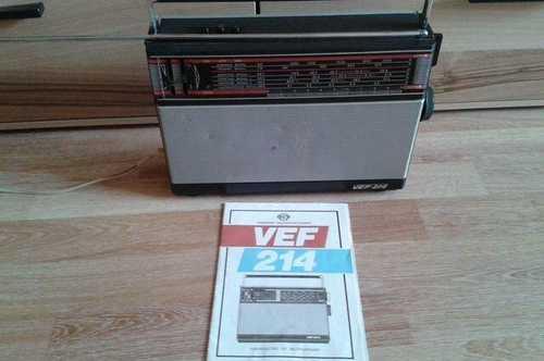 Радиоприемник VEF-214 89 г. в