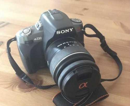 Sony Alpha Dslr-A330 kit 18-55, состояние в идеале