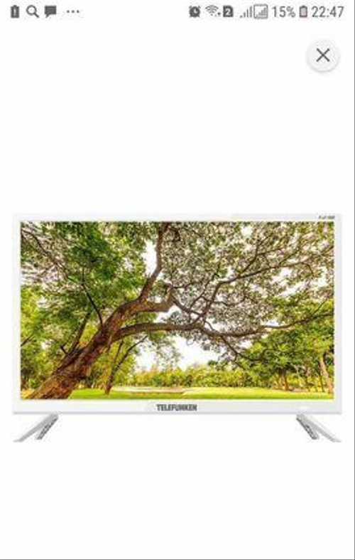 Новый Телевизор телефункен. TF-LED24S72T2, 24 ", H