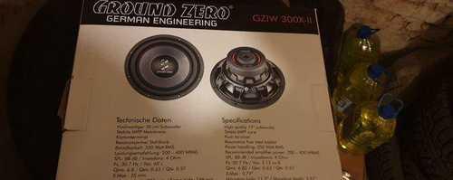 Сабвуфер Ground Zero gziw 300 -X II