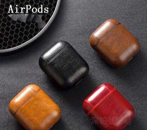 Кожаный чехол для airpods 2