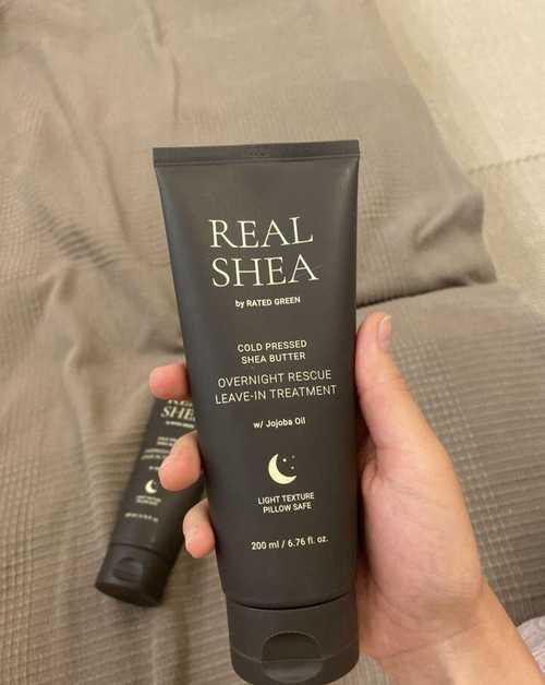 Real Shea маска для волос ночная.