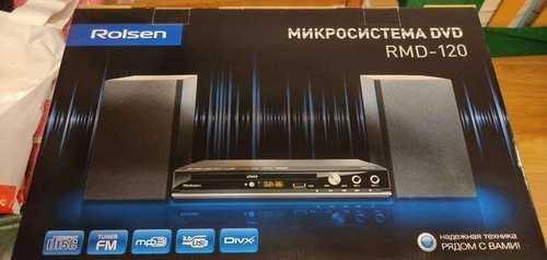 Микросистема DVD RMD-120 Rolsen, новая