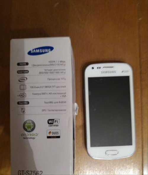Смартфон samsung Galaxy GT S7562