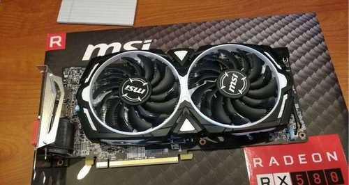 Видеокарта rx580 4gb