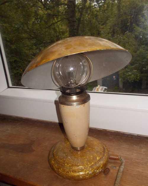 Лампа настольная гриб