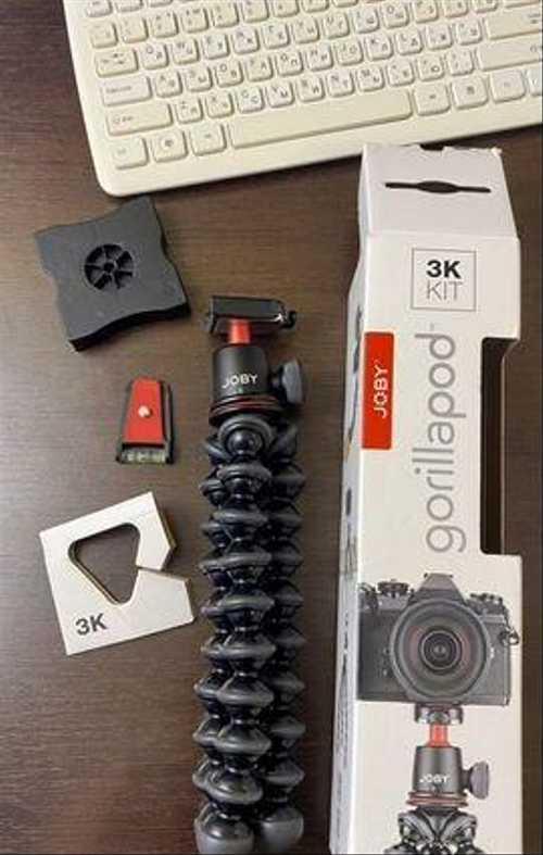 Штатив Joby GorillaPod 3K Kit черный