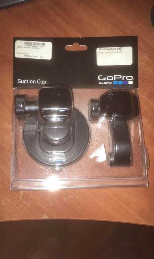 Крепление GoPro Suction Cup Mount aucmt-302 Новое