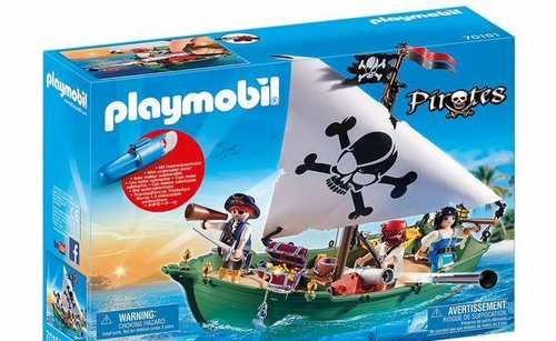 Playmobil 70151 Пиратский корабль с мотором