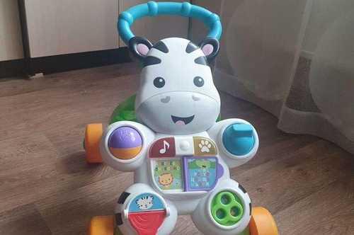 Игрушка Зебра каталка, ходунки