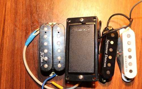 Seymour Duncan STK-S4M, Kinman Zero Hum,PJ Marx