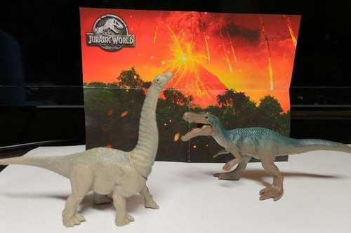 Мини фигурки динозавров jurassic Mattel