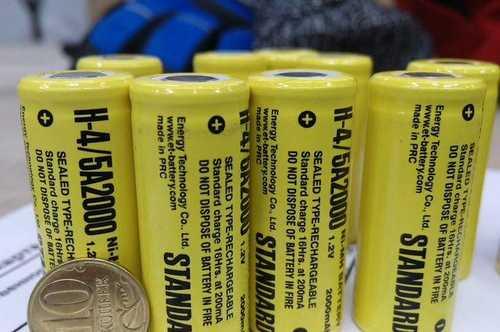 NiMH аккумулятор ET H-4/5A 2000mAh 1.2В